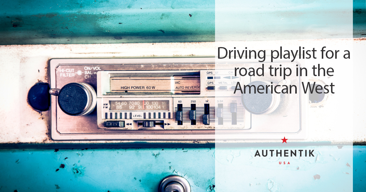 Driving playlist for a road trip in the American West
